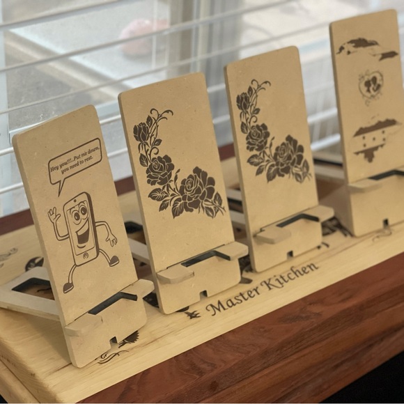Laser Cut | Cell Phones & Accessories | Cell Phone Stand Mdf For Phones ...